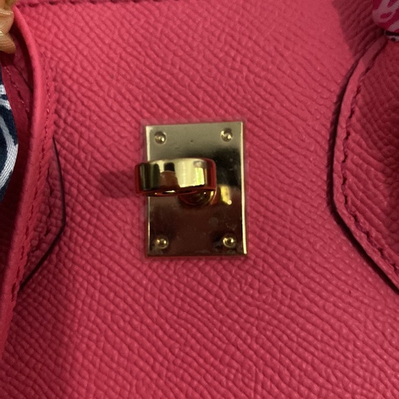 House of Hello | Bags | House Of Hello Birkin 25 Coral Red Leather ...